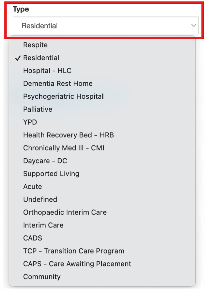 Create a residents profile – MediMap