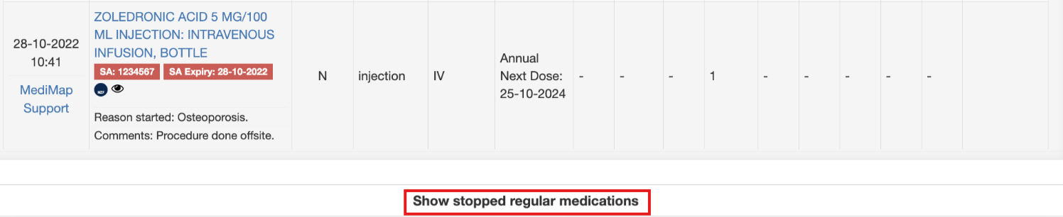 Find a resident and view their chart – MediMap