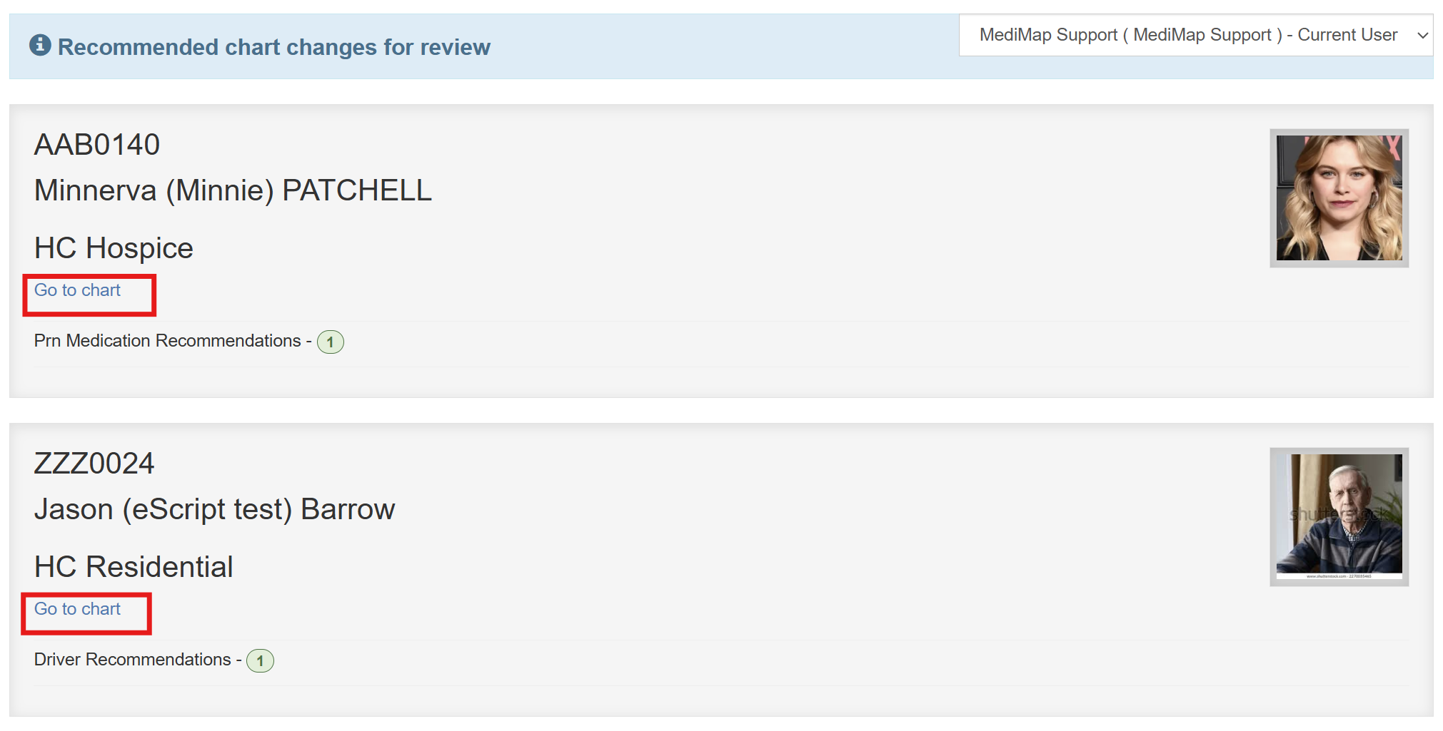 Managing medication recommendations – MediMap