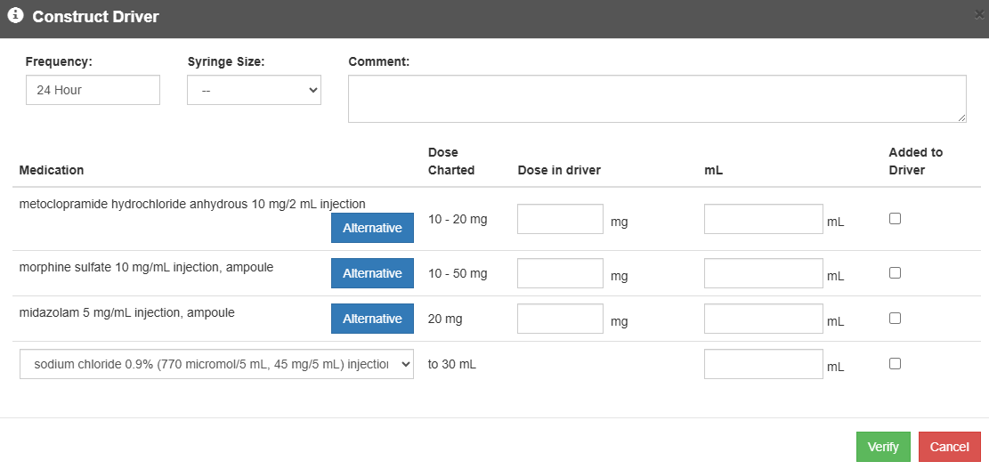 Syringe drivers – MediMap
