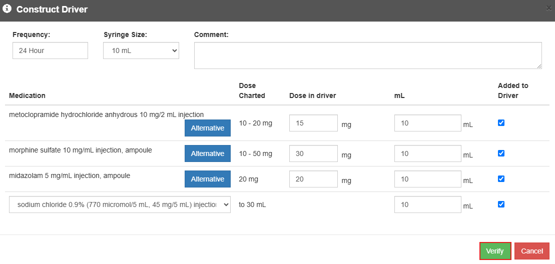 Syringe drivers – MediMap