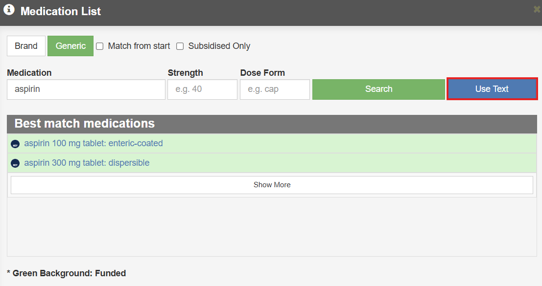 Chart and edit a medication – MediMap