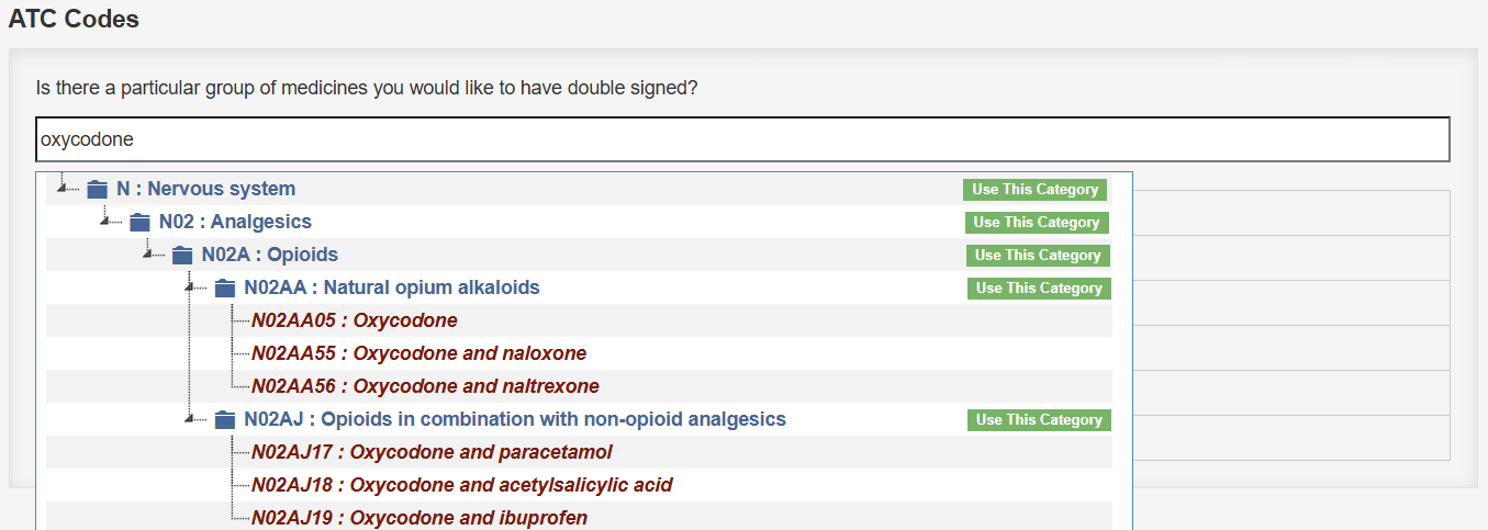 Controlled drug is not prompting a double sign – MediMap