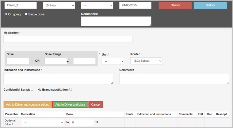 Syringe drivers – MediMap