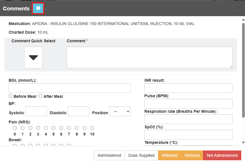 Adding observations – MediMap