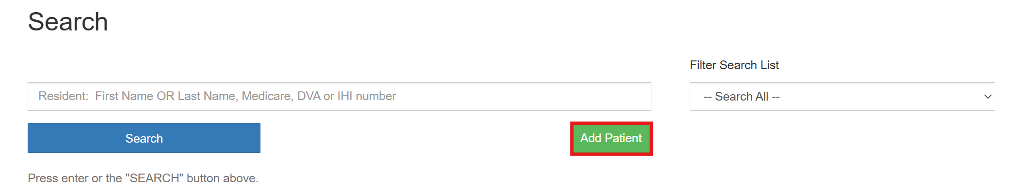 Initial chart setup – MediMap